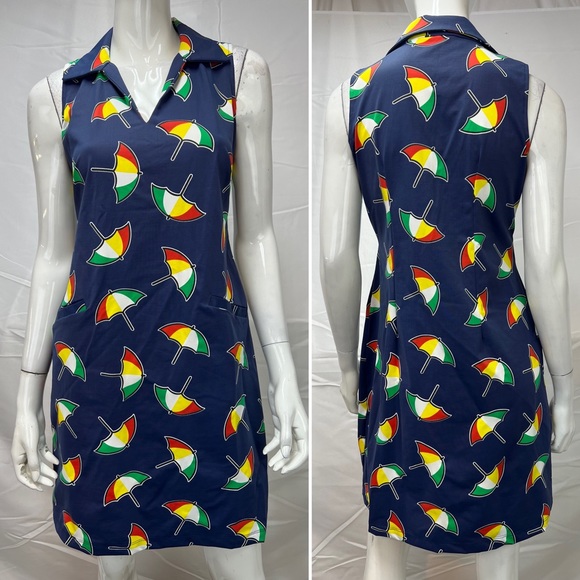 Katherine Way | Dresses | New 225 Katherine Way Retro Navy Blue ...